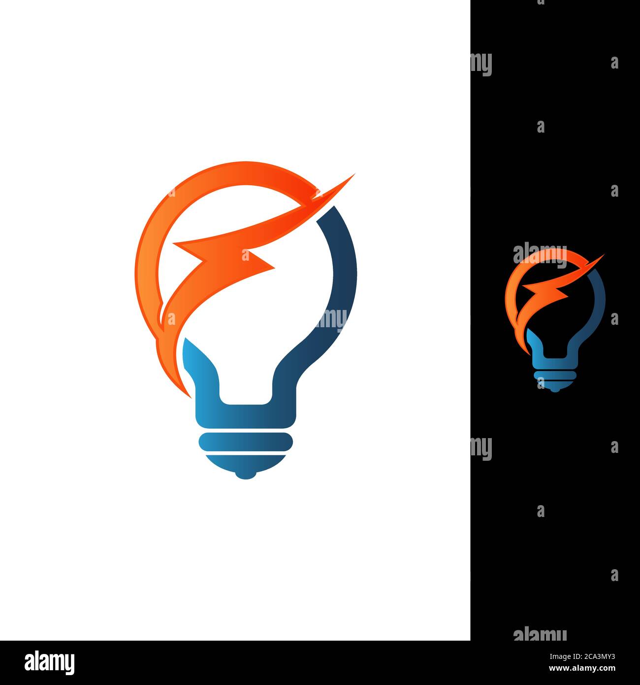 Light bulb symbol on white background Stock Vector Image & Art - Alamy