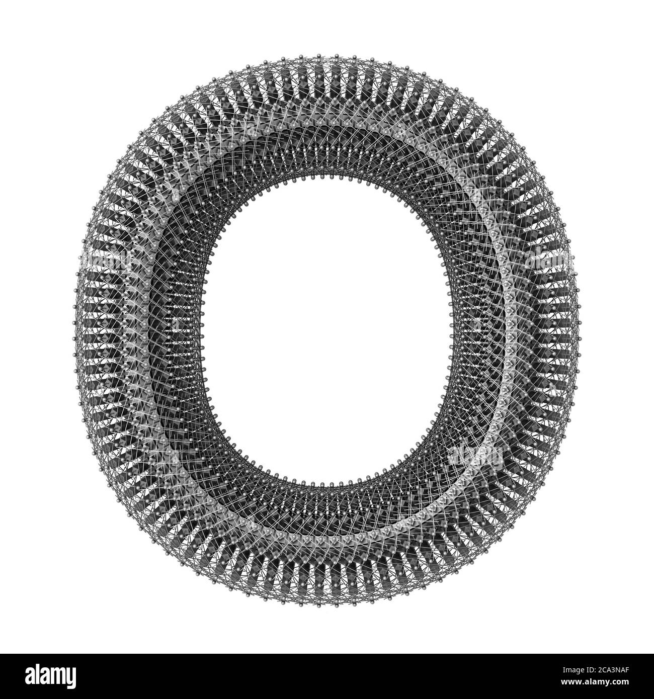 3d abstract futuristic letter hi-res stock photography and images - Alamy