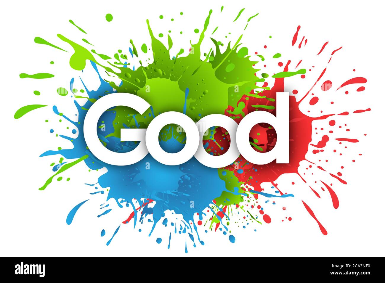 Positive isolated word abstract hi-res stock photography and images - Alamy