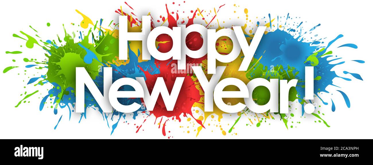 Happy new year 2020 word hi-res stock photography and images - Alamy