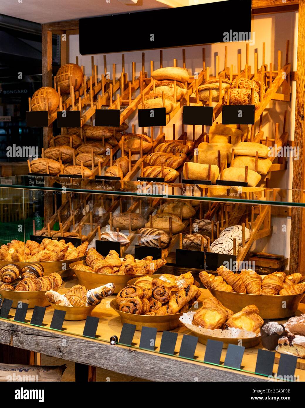 French bread, candy store, showcase Stock Photo - Alamy