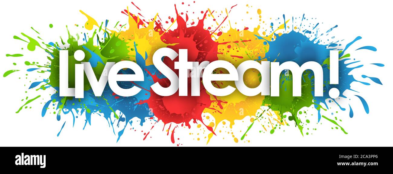 Live Stream and splash Stock Photo - Alamy