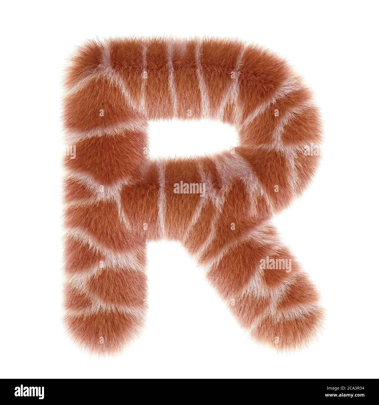 3d GIRAFFE cartoon funny creative fur letter R Stock Photo - Alamy