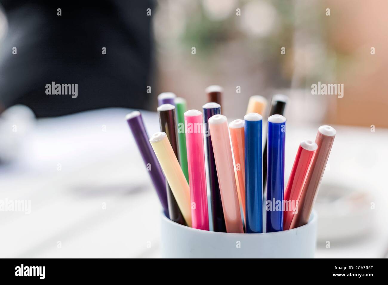 Pen container hi-res stock photography and images - Alamy
