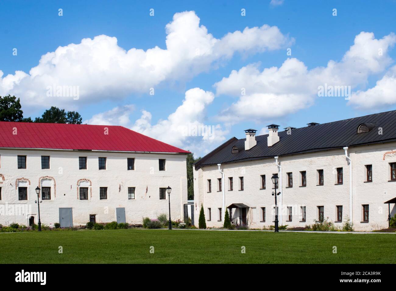 Tikhvin, Russia - July 29, 2020, The Tikhvin Monastery of the Dormition ...