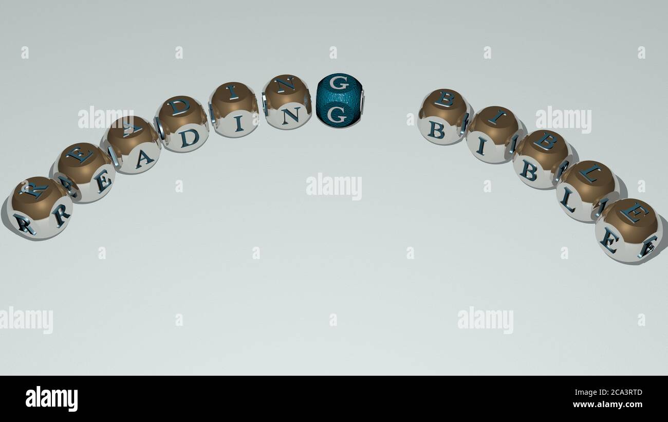 reading bible combined by dice letters and color crossing for the ...