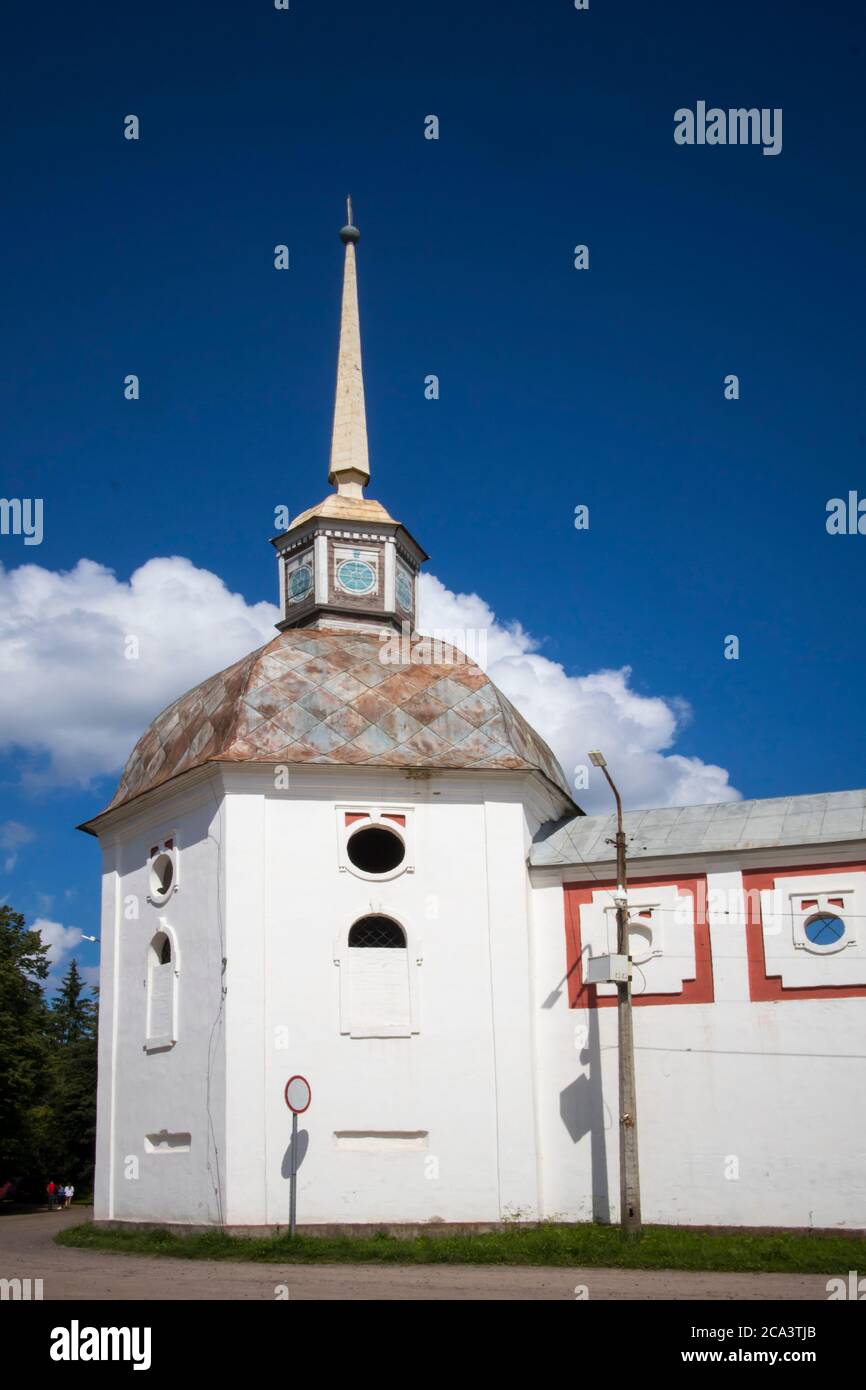 Tikhvin, Russia - July 29, 2020, The Tikhvin Monastery of the Dormition ...