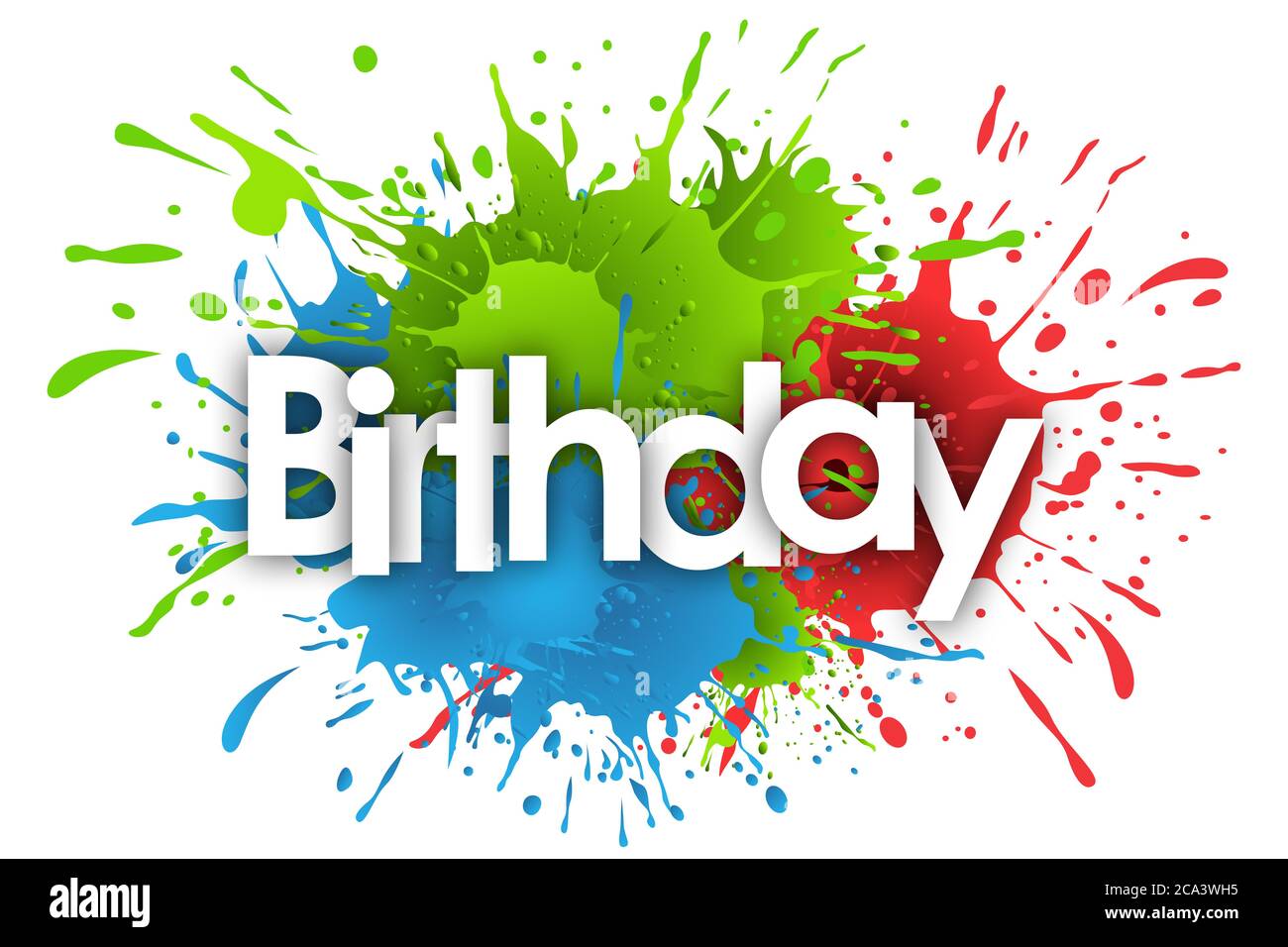 Birthday word Cut Out Stock Images & Pictures - Alamy