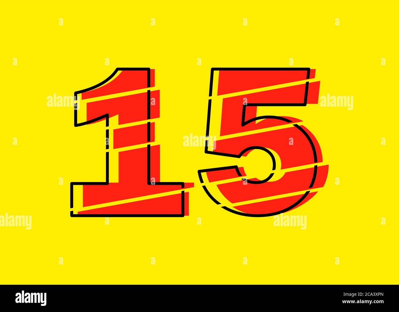 15 digit Stock Vector Images - Alamy