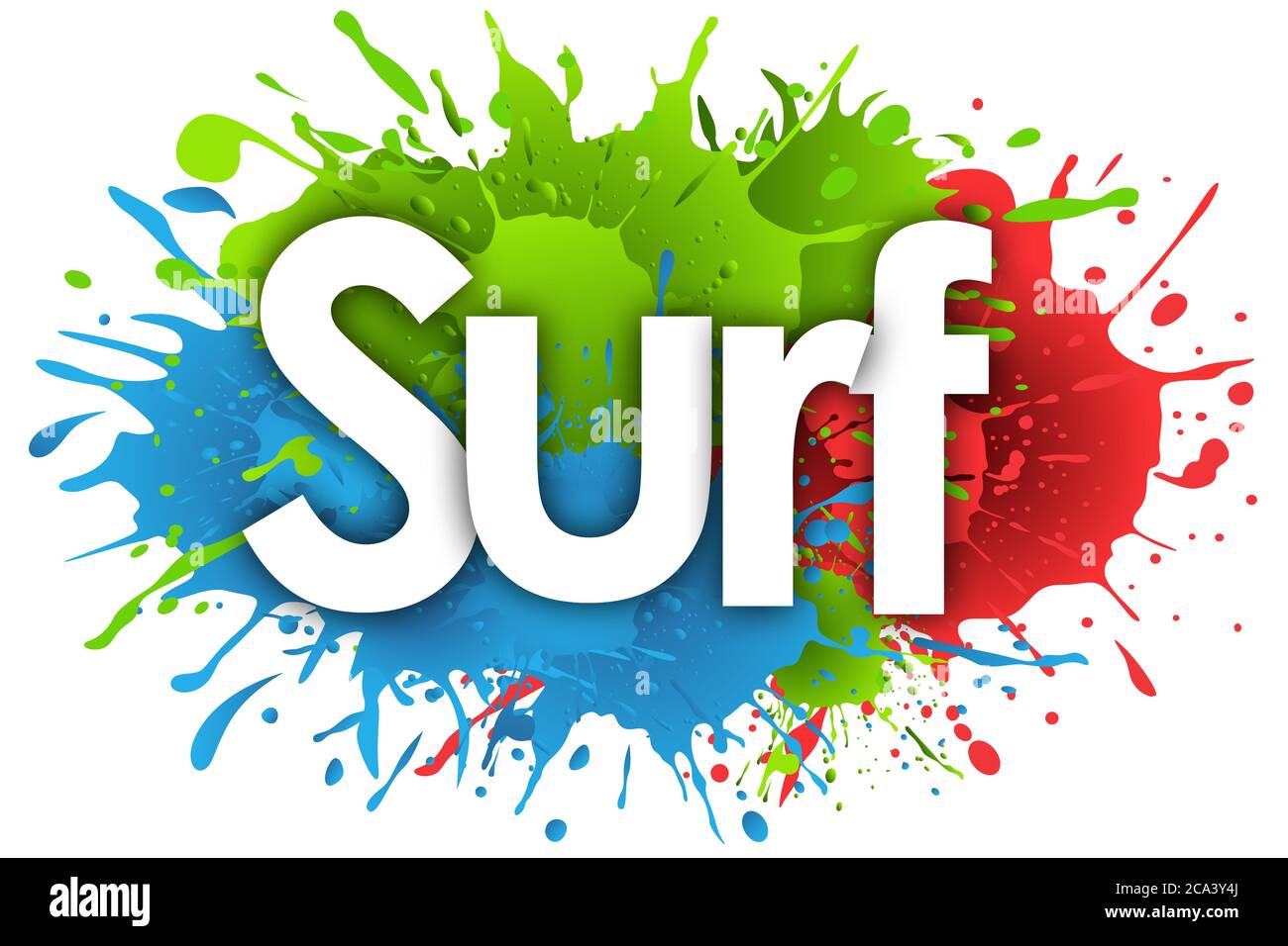 Splash in sea Cut Out Stock Images & Pictures - Alamy