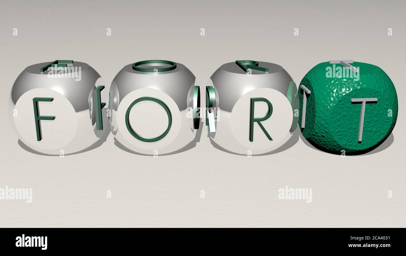 FORT combined by dice letters and color crossing for the related ...