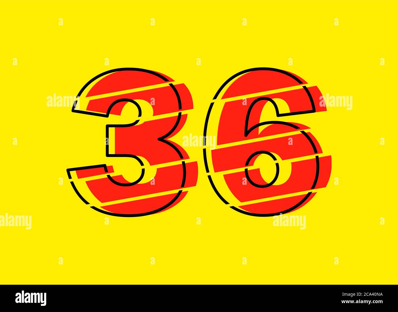 Count 36 Stock Vector Images - Alamy