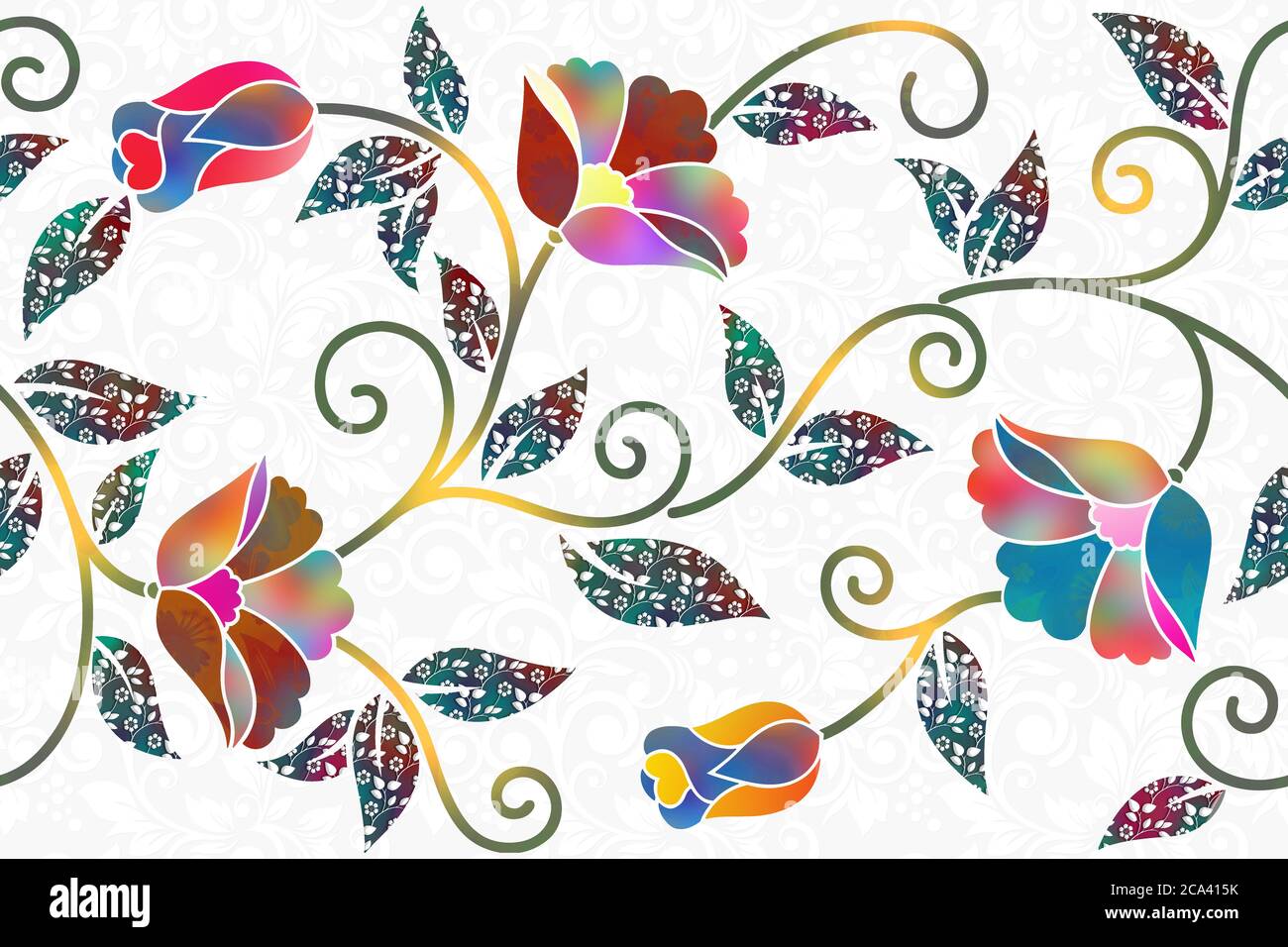 digital wall tiles design for kitchen and bathroom decor Stock Photo ...