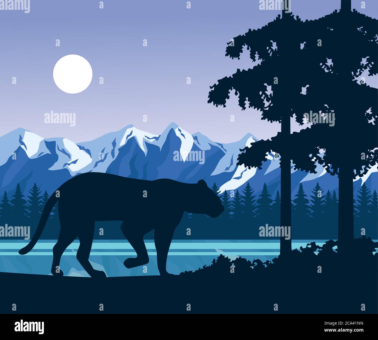 Leopard moon hi-res stock photography and images - Alamy