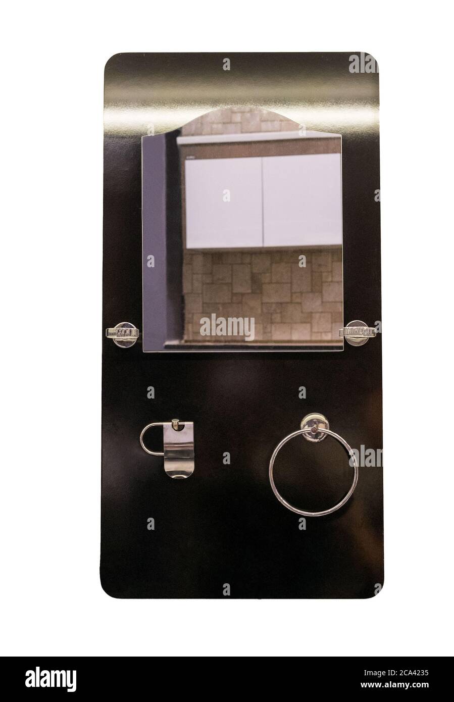 New mirror on white background Stock Photo - Alamy