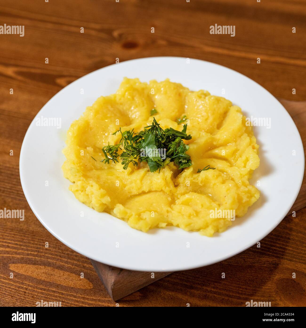 Puree, mashed potato close up Stock Photo - Alamy