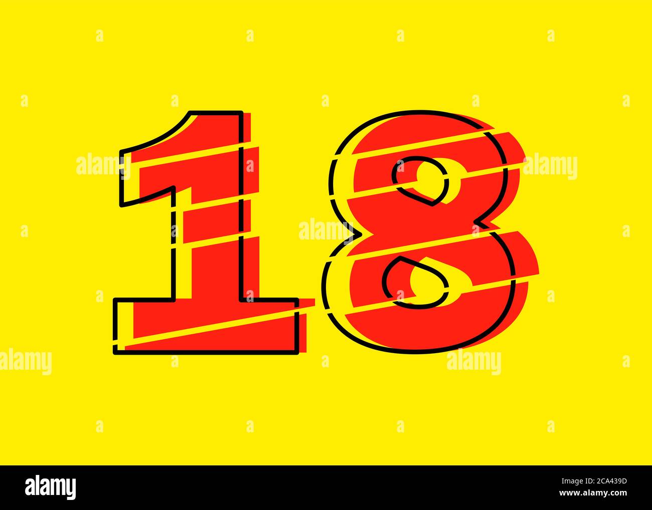 18 vector vectors hi-res stock photography and images - Alamy