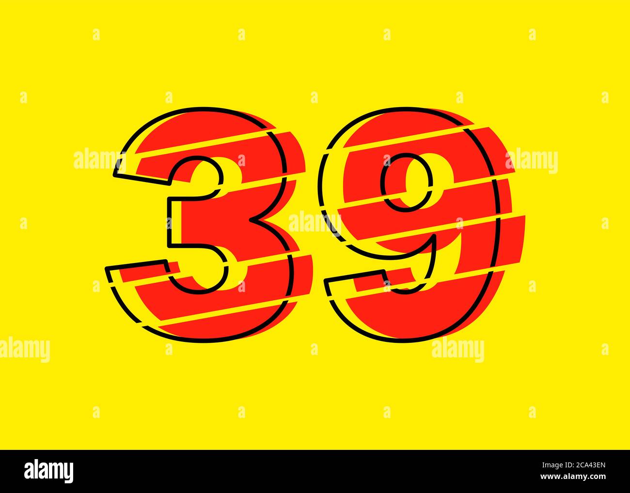 39 39 Stock Vector Images - Alamy