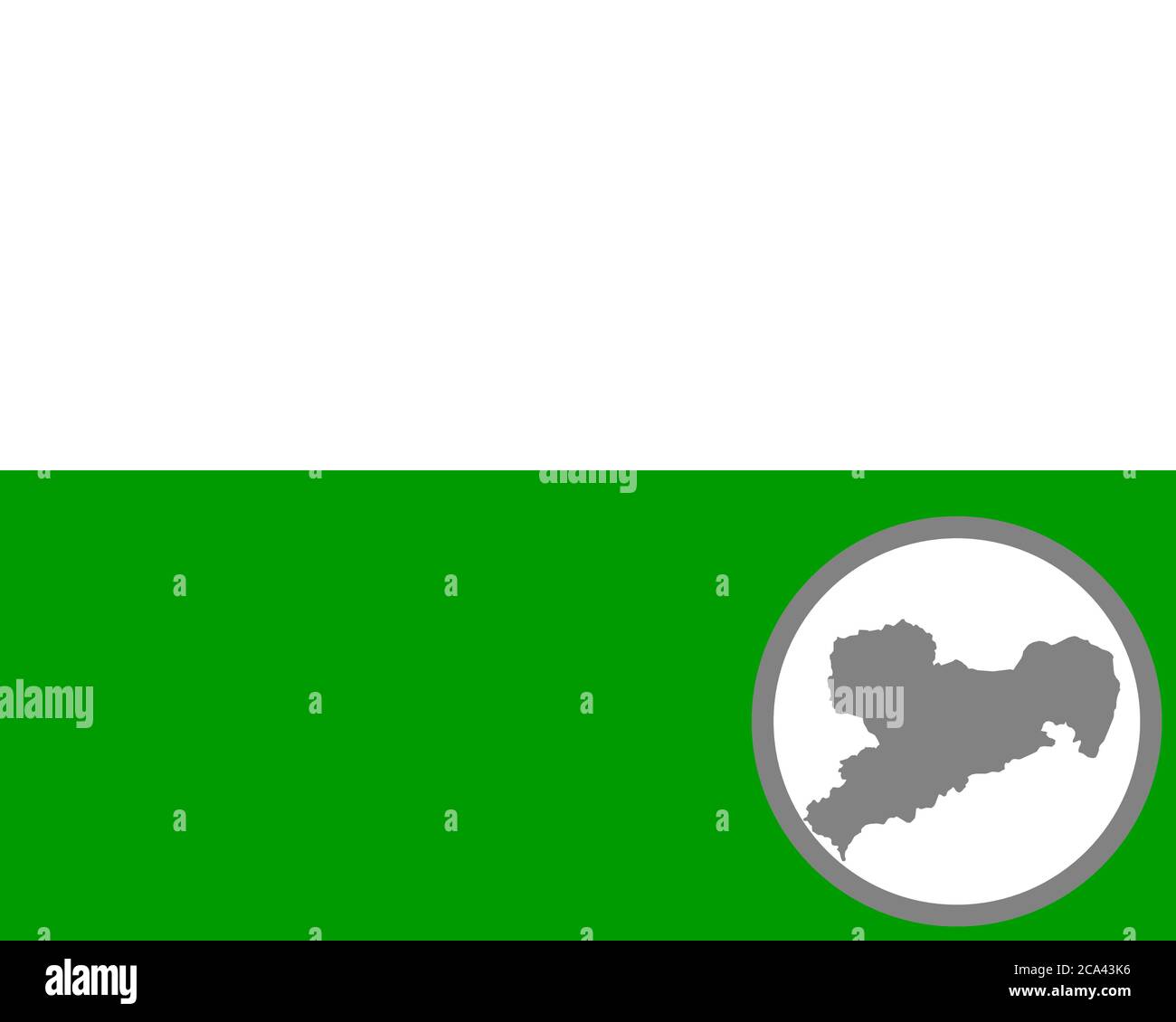 Flag and map of Saxony Stock Photo - Alamy