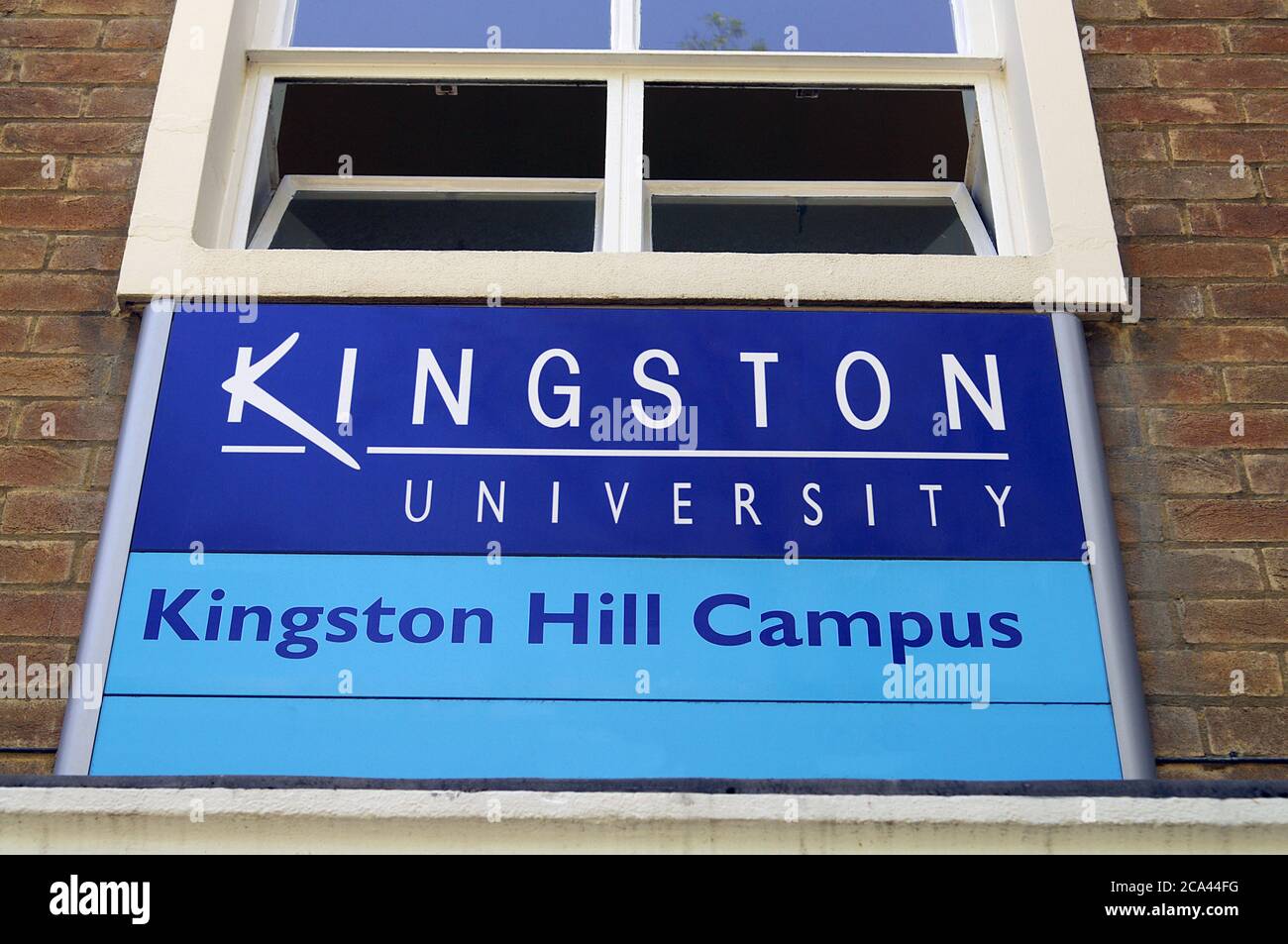 Sign at Kingston University, Kingston Hill campus Stock Photo - Alamy