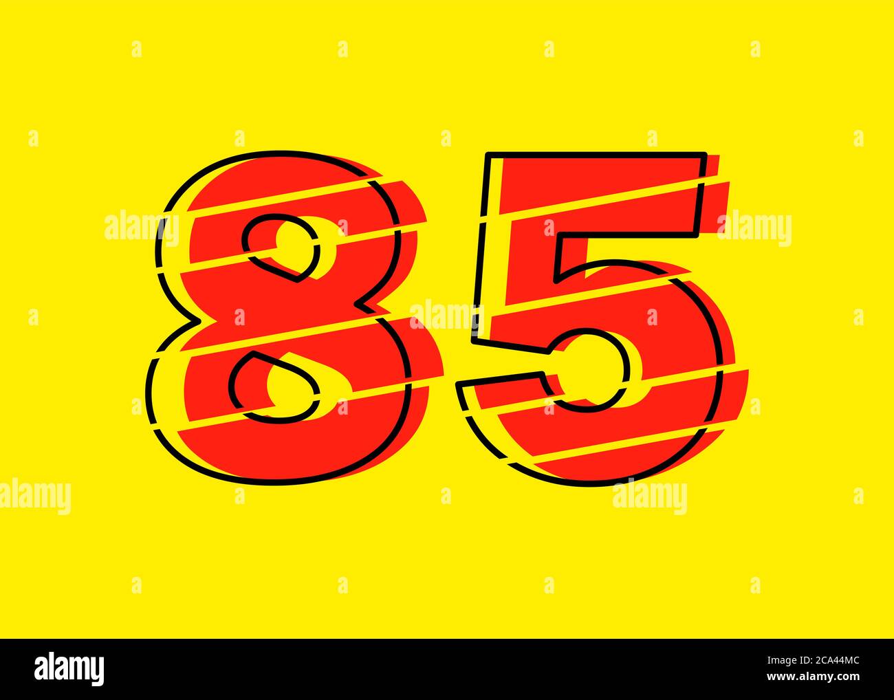85 birthday Stock Vector Images - Alamy