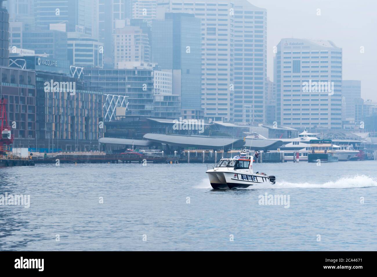 Fast moving government boat hi-res stock photography and images - Alamy