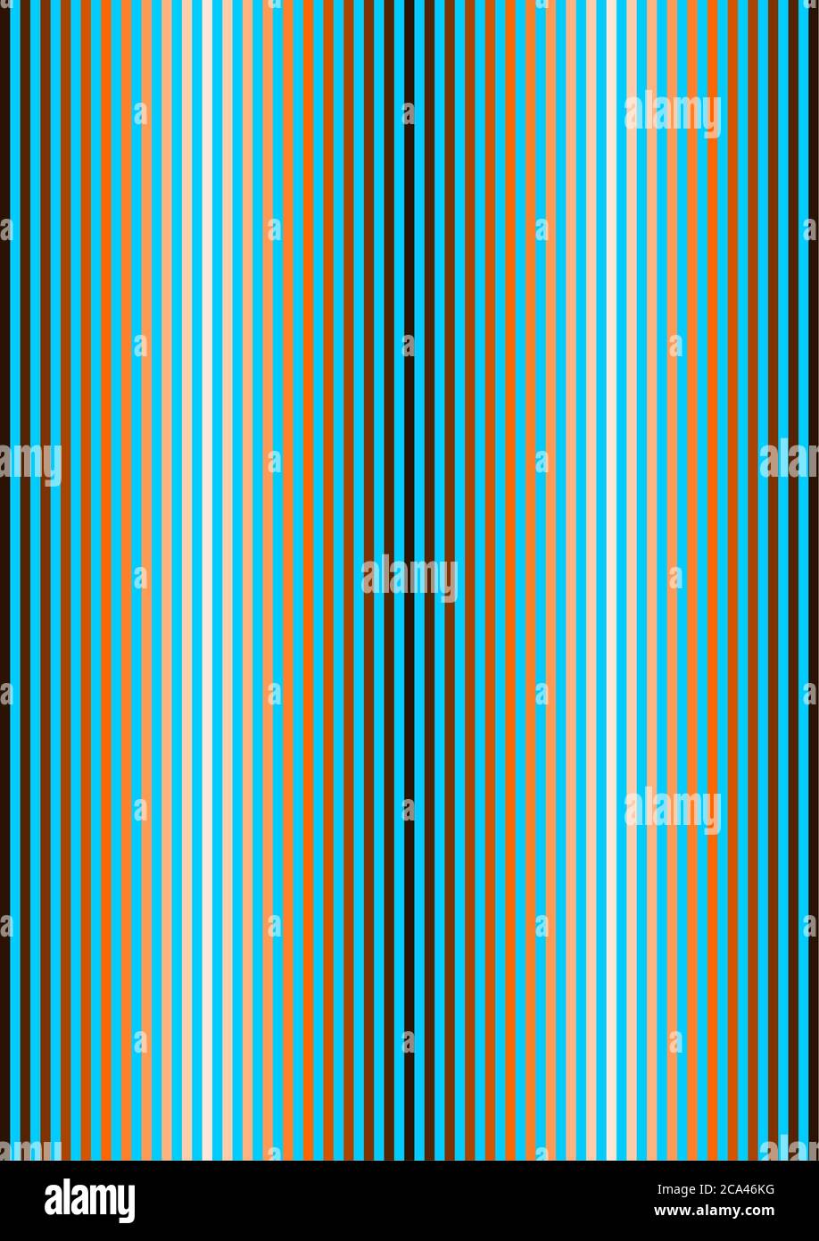 Blue and orange vertical lines Stock Photo - Alamy