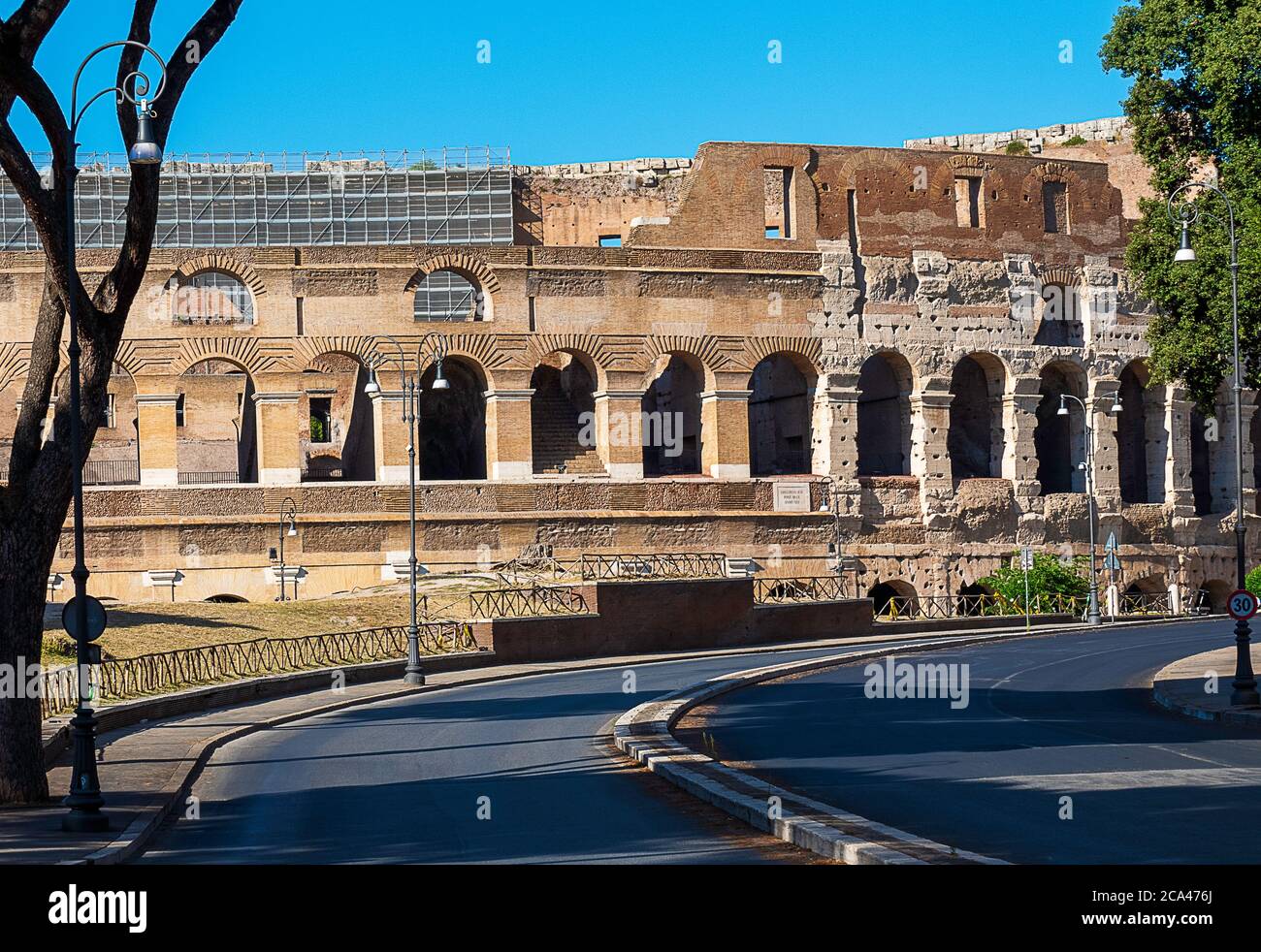 Coliseum, Colosseum of Rome, Italy. Vespasian Fighting Arena of Roman ...