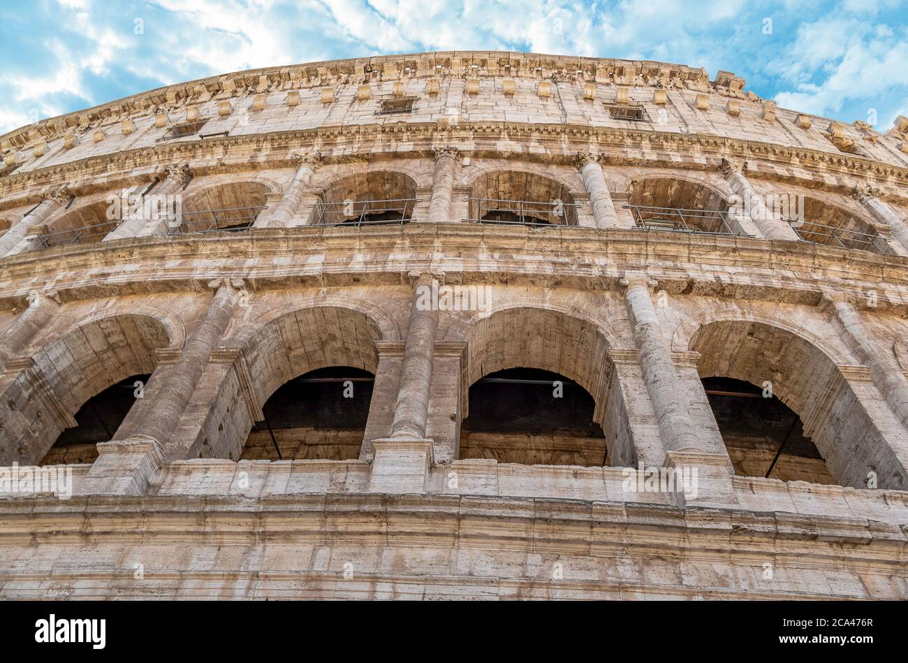 Coliseum, Colosseum of Rome, Italy. Vespasian Fighting Arena of Roman ...