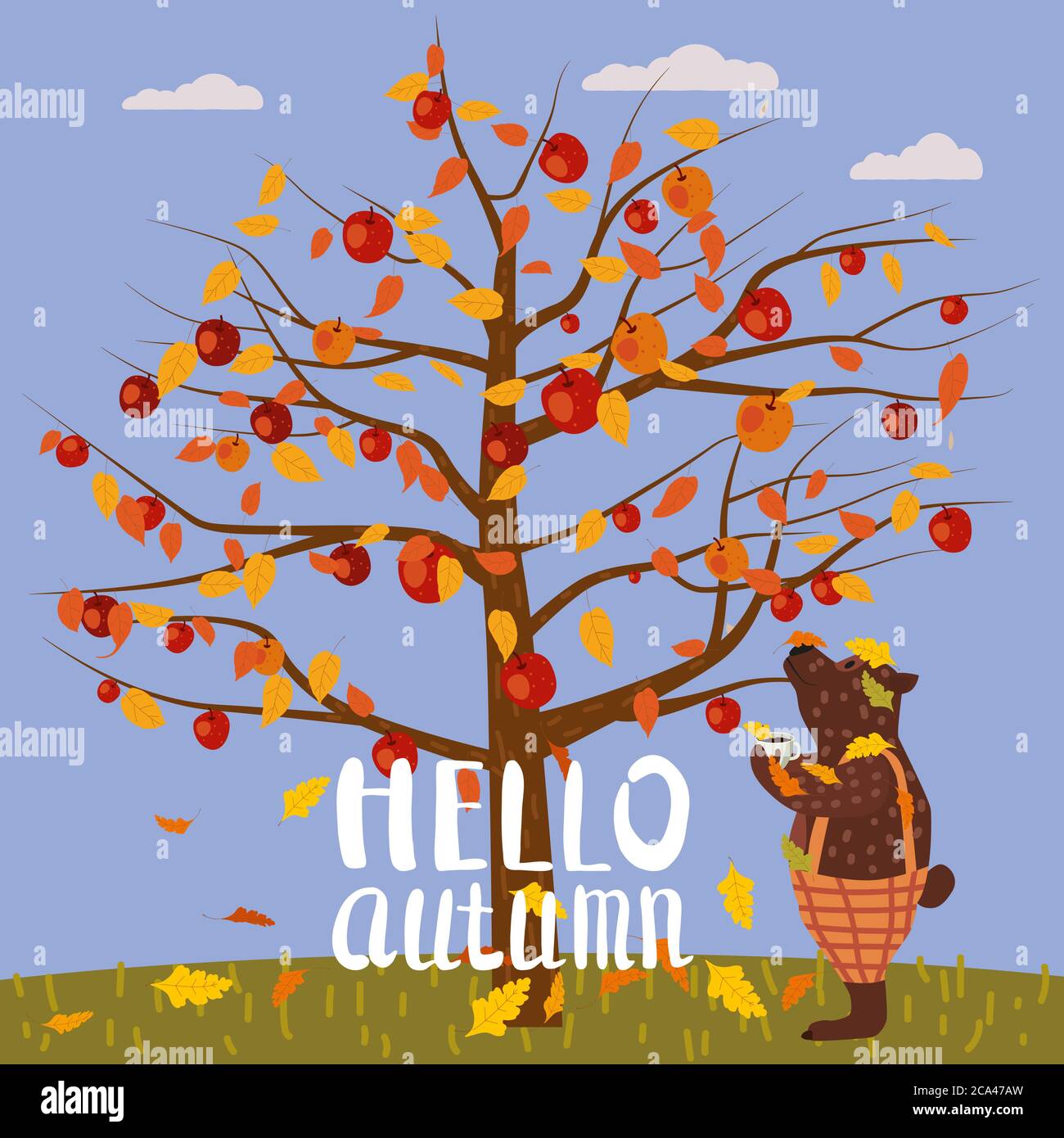 Bear garden Stock Vector Images - Alamy