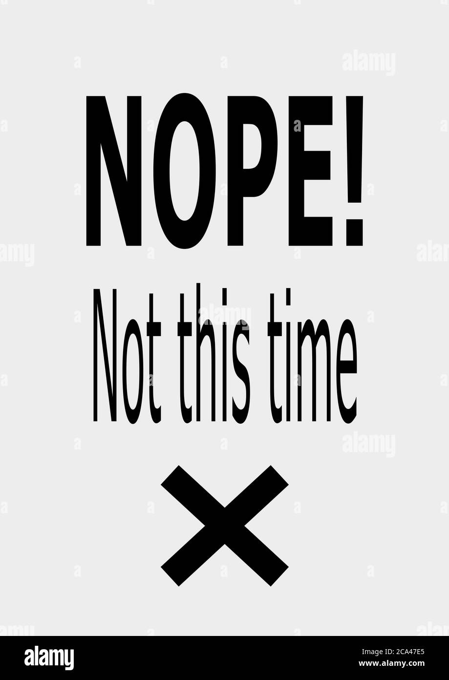 Reject themed wall poster design. Decorative wall poster Stock Photo ...