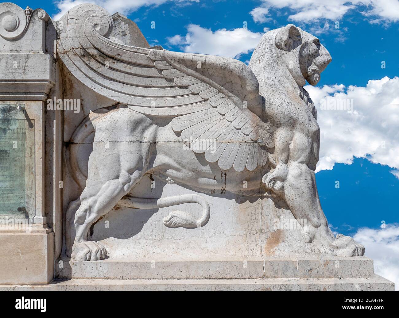 Winged lion rome hi-res stock photography and images - Alamy