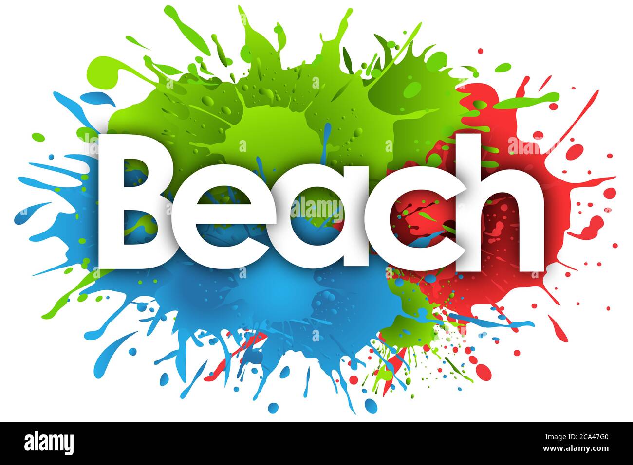 Words in water Cut Out Stock Images & Pictures - Alamy