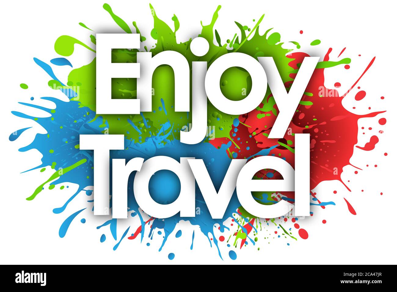 Enjoy Travel word in splash’s background Stock Photo - Alamy Enjoy Travel word in splash’s background Stock Photo - Alamy