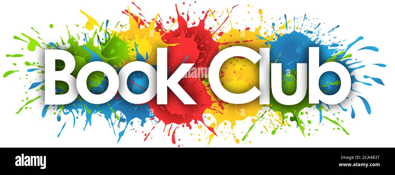 Book Club in splash’s background Stock Photo - Alamy