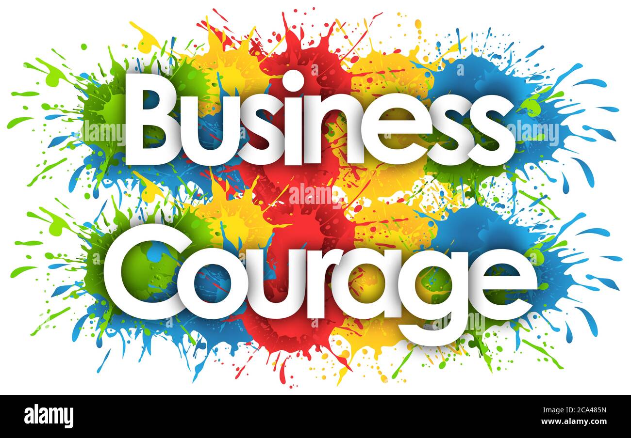 business courage in splash’s background Stock Photo - Alamy