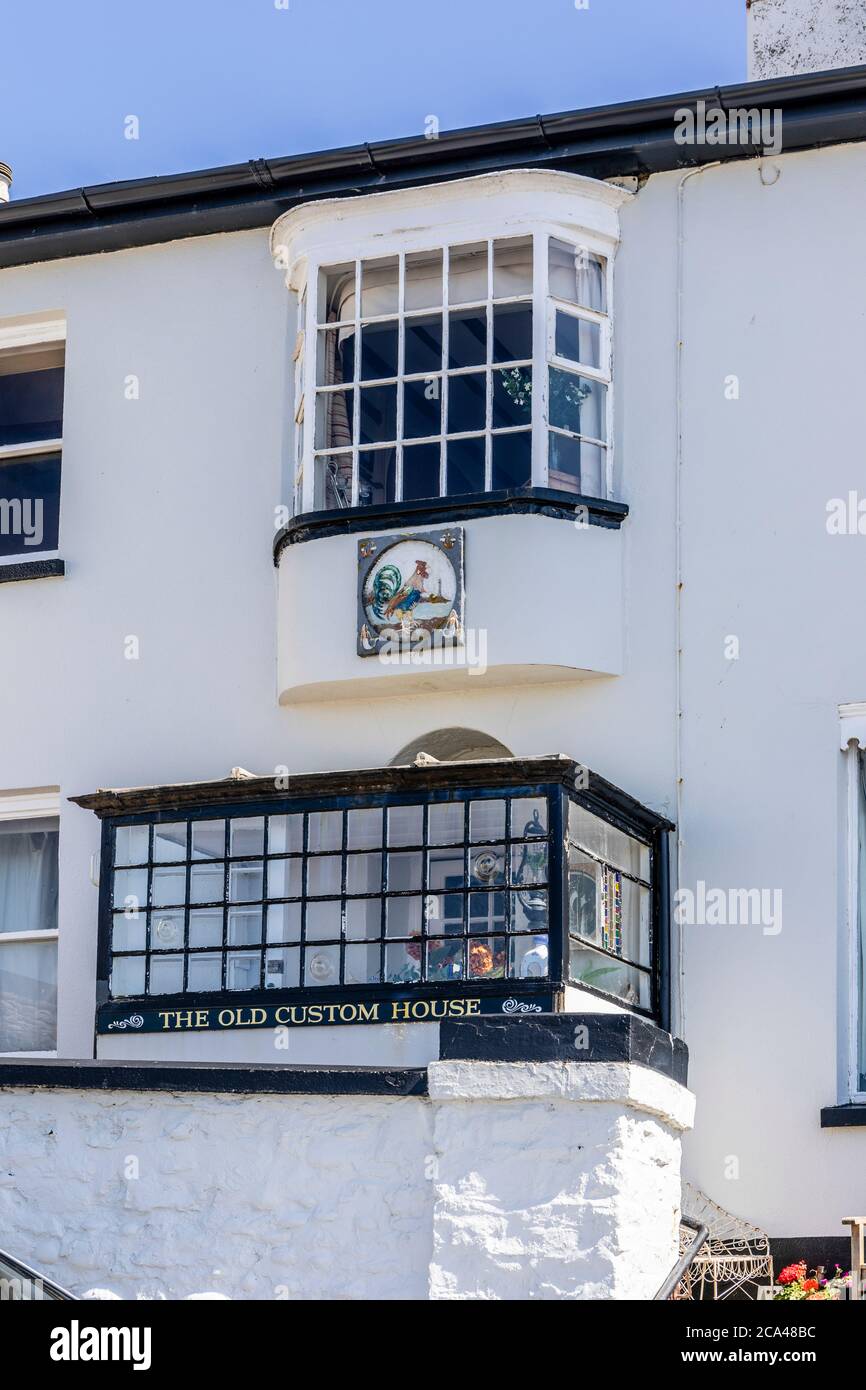 The Old Customs House, Appledore, photographed from the public road ...