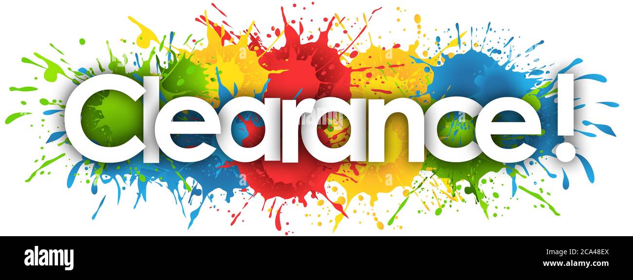 clearance in splash’s background Stock Photo - Alamy