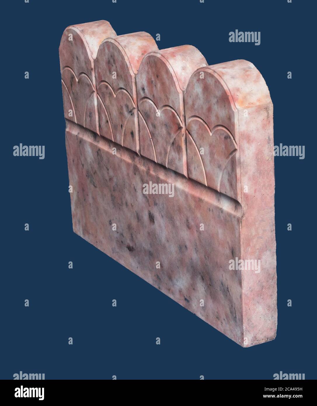 Curbstone, pavement on the unicolour background Stock Photo - Alamy