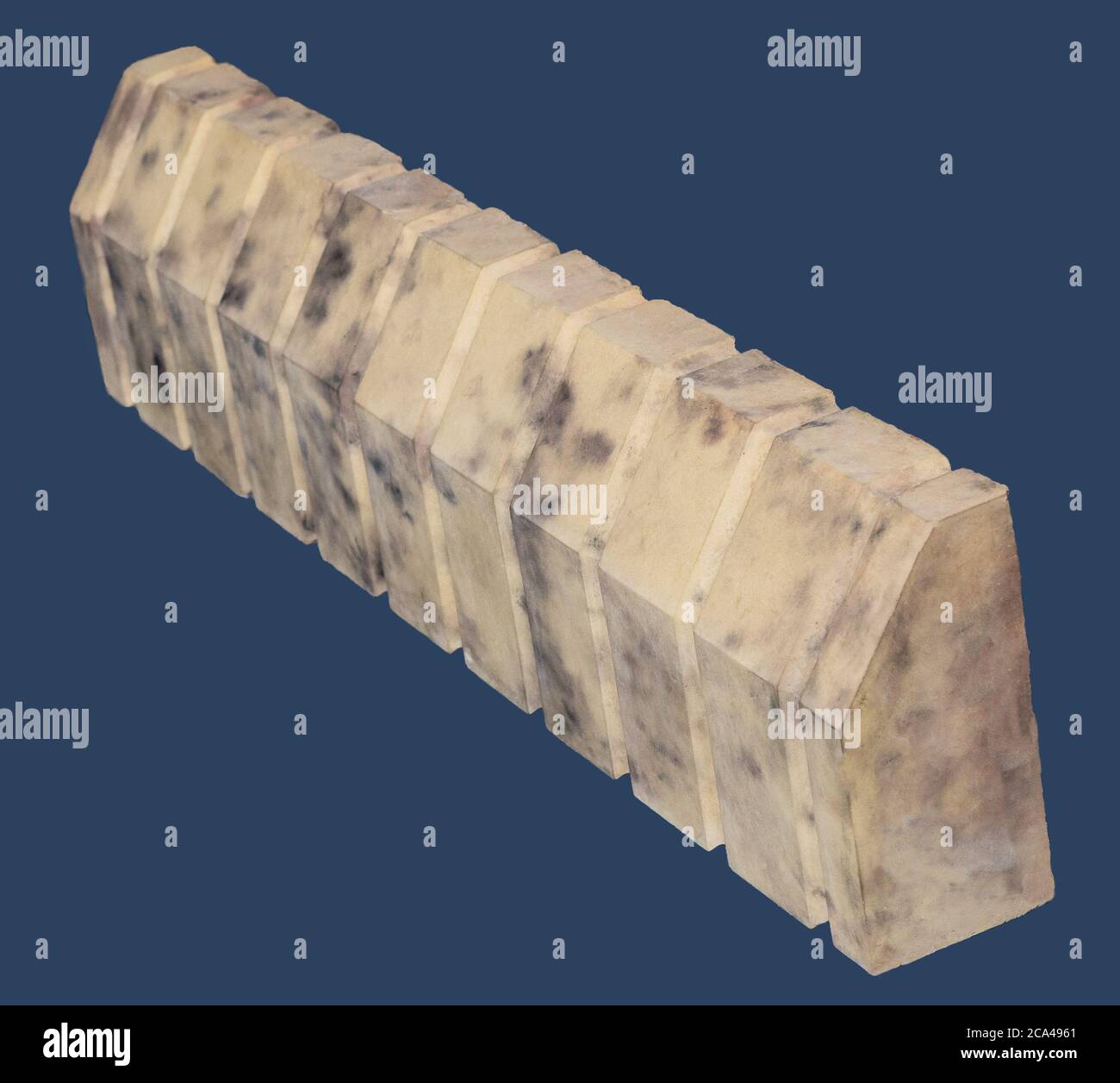 Curbstone, pavement on the unicolour background Stock Photo - Alamy