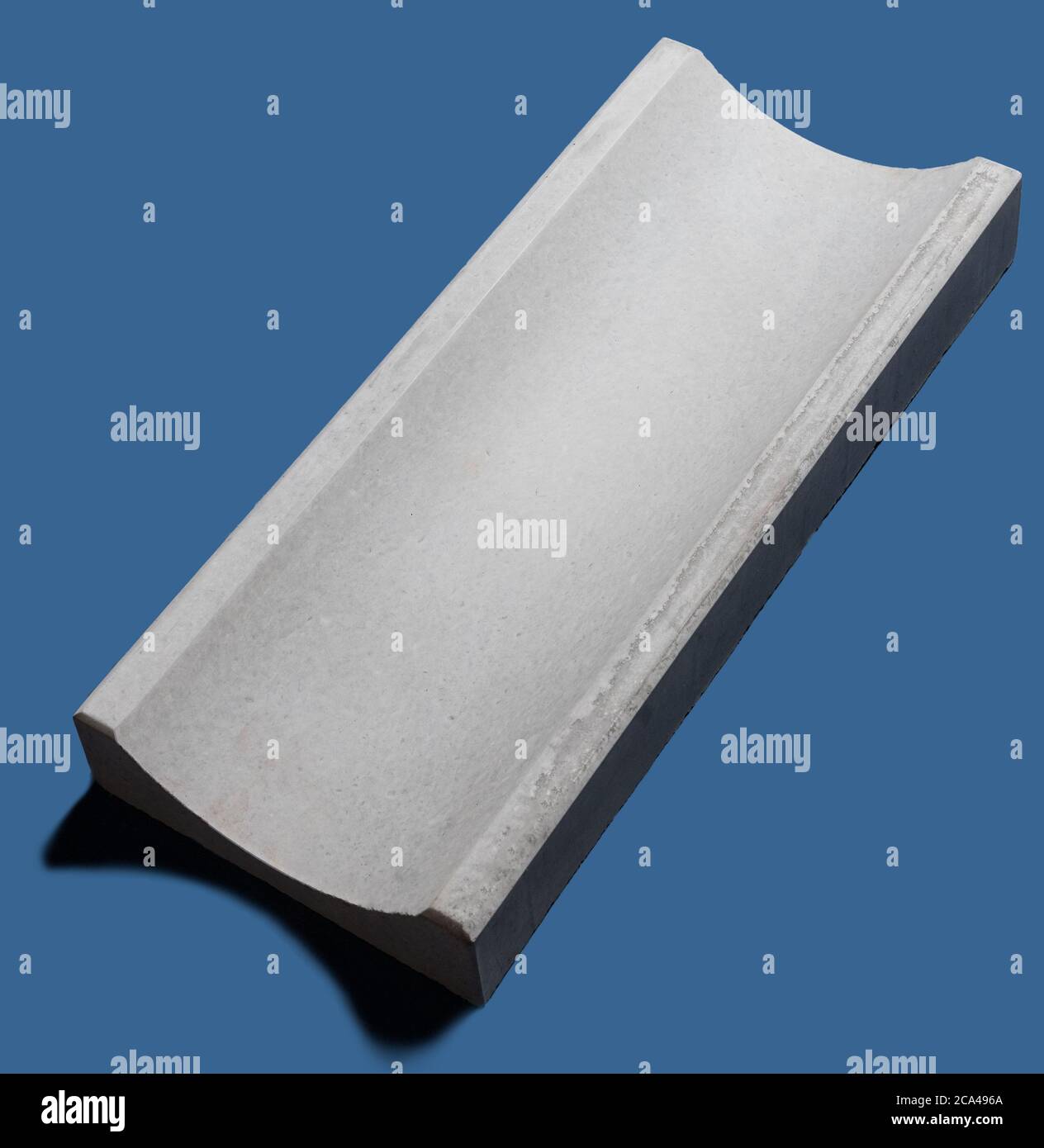 Curbstone, pavement on the unicolour background Stock Photo - Alamy