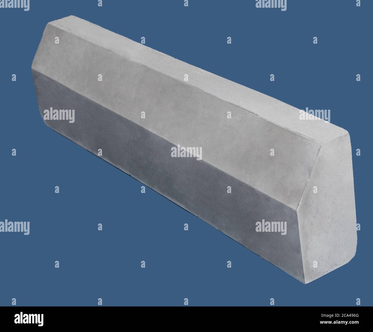 Curbstone, pavement on the unicolour background Stock Photo - Alamy