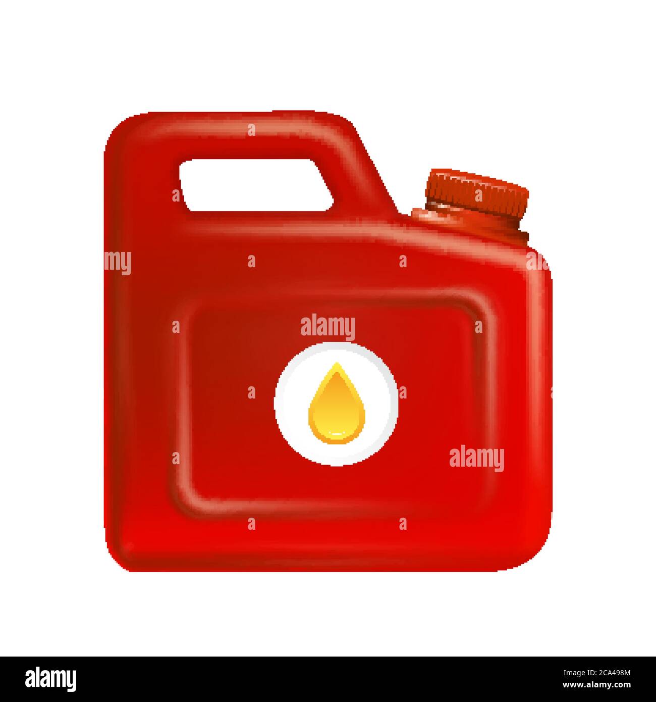 Fuel Or Oil Canister Gallon For Car Engine Vector Stock Vector Image ...