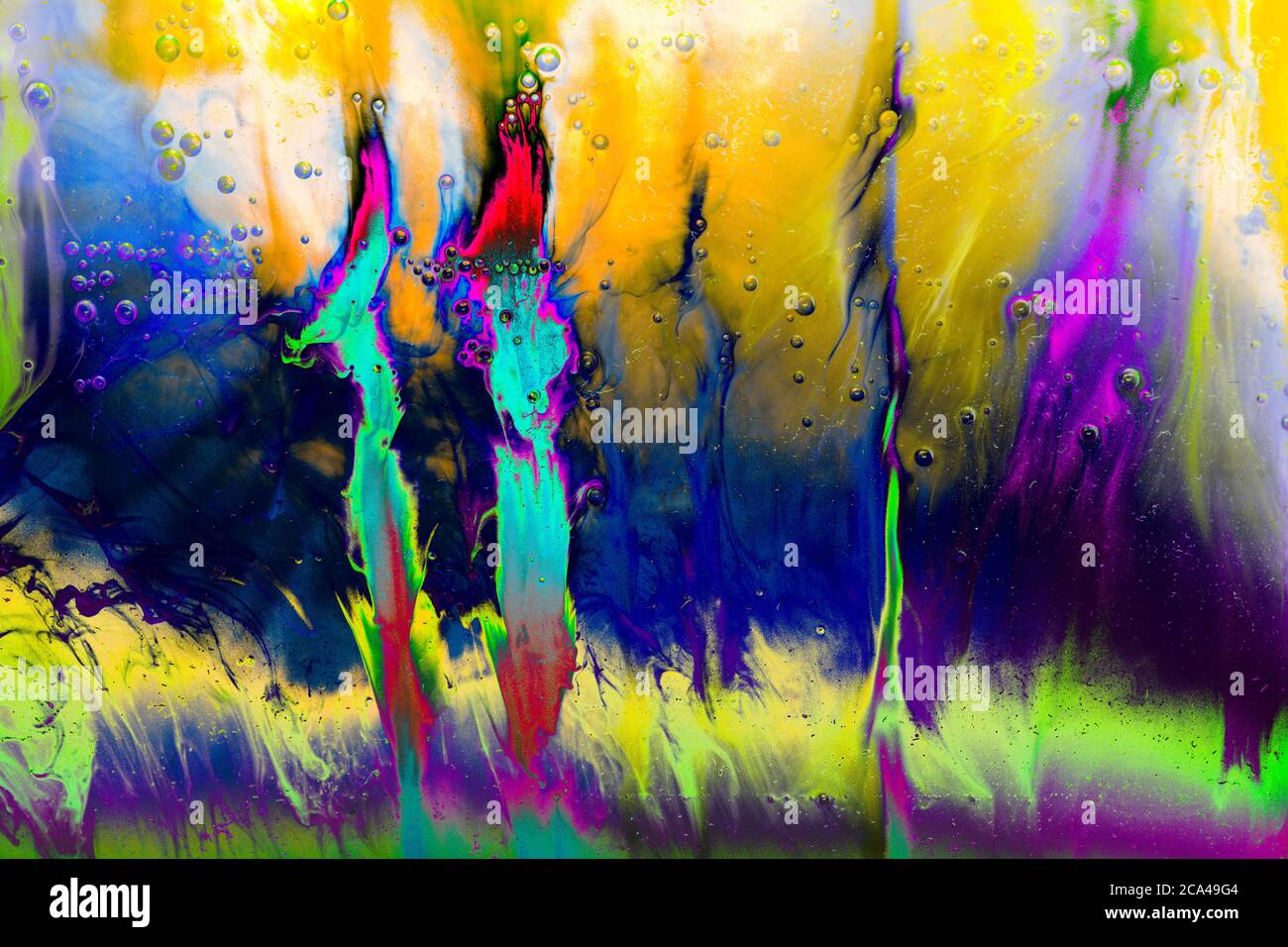 Abstract background from dense paint dissolve in water Stock Photo - Alamy