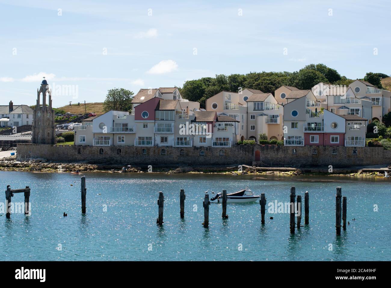 Peveril Point,Swanage, Dorset UK. Housing development including ...