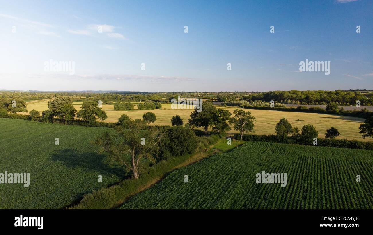 English farming landscape aerial hi-res stock photography and images ...