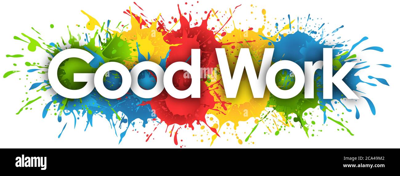 good work in splash’s background Stock Photo - Alamy