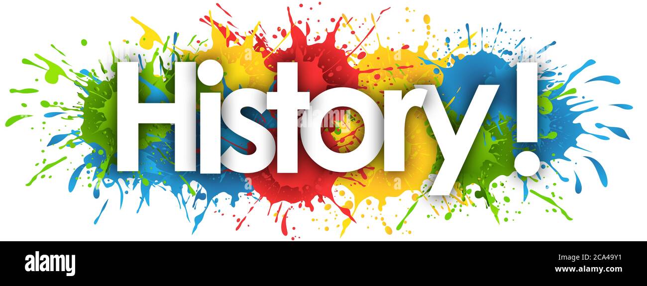 history in splash’s background Stock Photo - Alamy