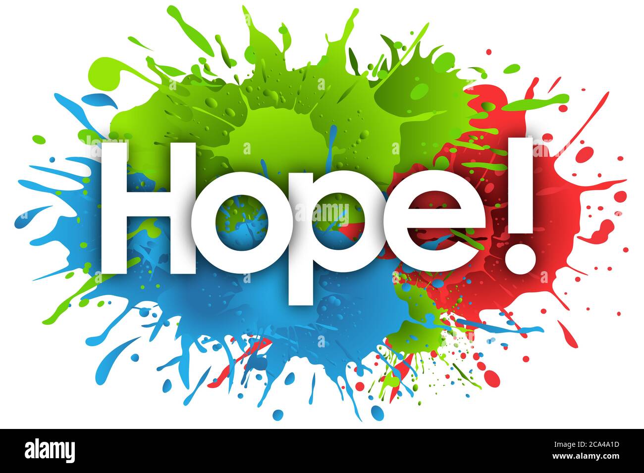 hope in splash’s background Stock Photo - Alamy