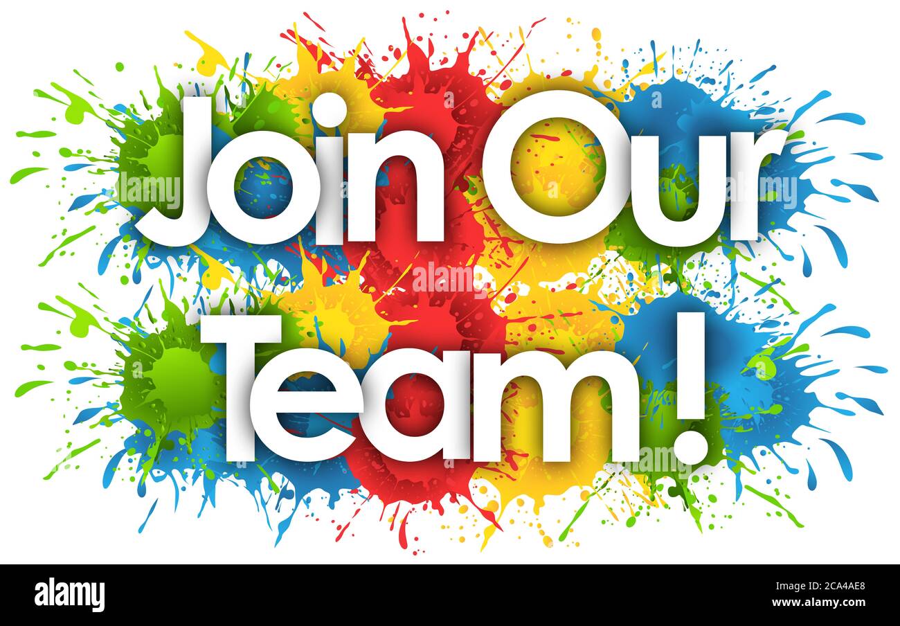 Join our team Cut Out Stock Images & Pictures - Alamy